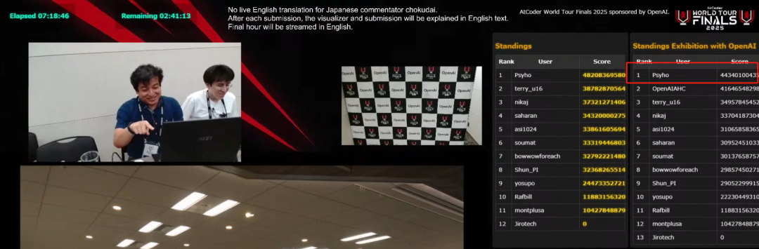 在这个世界级编程竞赛中，这可能是人类最后一次战胜AI了。AtCoder World Tour Finals（简称AWTF）是由日本知名的在线编程竞赛平台AtCoder举办的一场全球顶级编程赛事 ...