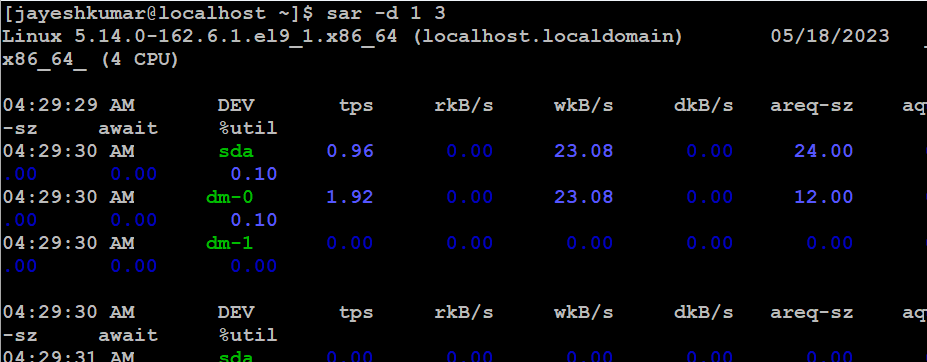 SAR command in Linux to monitor system performance-CSDN博客