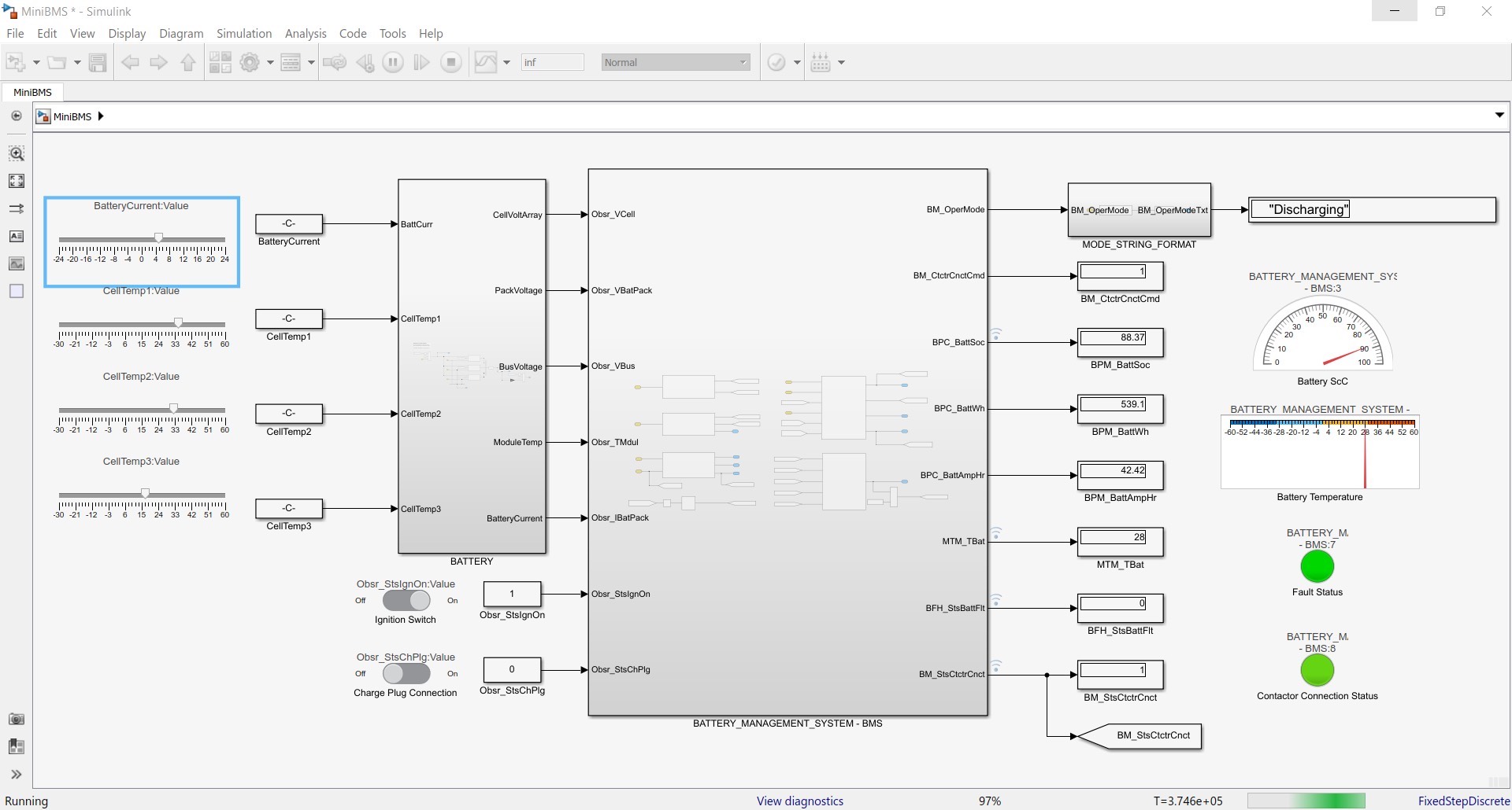 BMS Simulink 所有算法基于Simulink开发 BMS算法包括：SOC计算，故障处理，模组状态监测，充放-CSDN博客