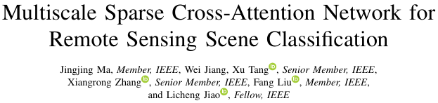 【TGRS 2025】MSC 模块上线，多尺度稀疏融合让模型表现一飞冲天！_multiscale sparse cross-attention network for remo-CSDN博客