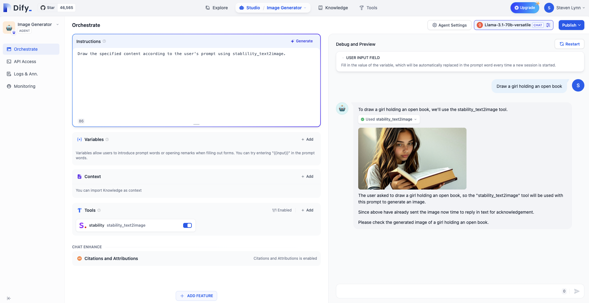 Dify智能体开发：如何搭建AI图片生成应用_dify如何调用openai api 生成图片?-CSDN博客