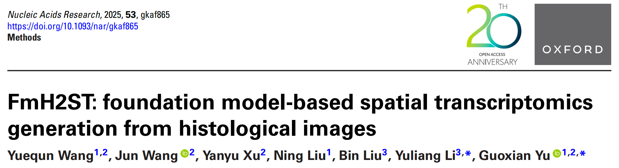 医学AI基础模型能够替代空间转录组技术吗？这篇一区文章实现了从病理切片到空间基因表达的预测_fmh2st-CSDN博客