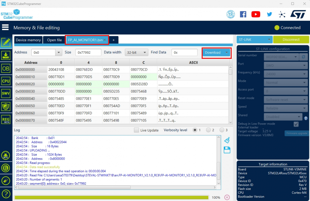 【STEVAL-STWINKT1B测评】7、FP-AI-MONITOR1的使用-CSDN博客