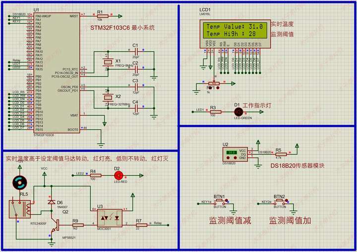 基于STM32的温度监控报警—DS18B20_基于stm32的温度报警-CSDN博客