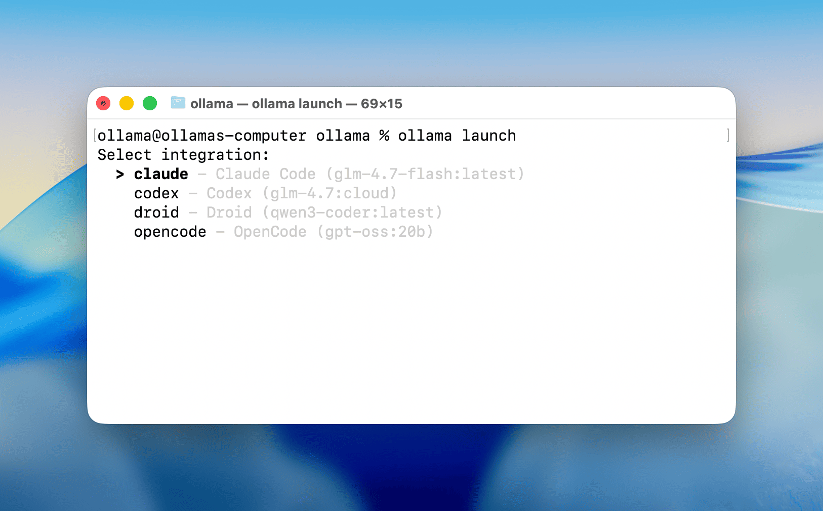 Ollama 启动 - 一键部署 Clawdbot、Claude Code、OpenCode 及 Codex 官方教程_clawdbot ollama-CSDN博客