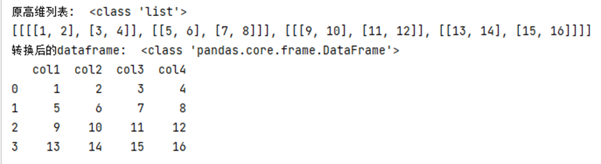 python如何把多维列表转换为dataframe-CSDN博客