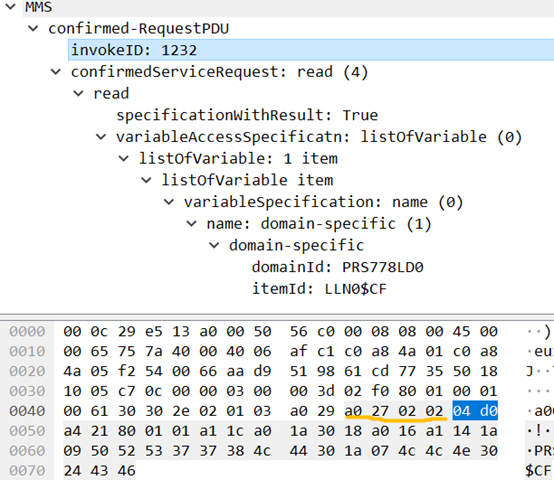 IEC6180-MMS协议简单解析 —— 利用Wireshark对报文逐字节进行解析详细解析IEC6180-MMS所含功能码_wireshark 配置解析mms-CSDN博客