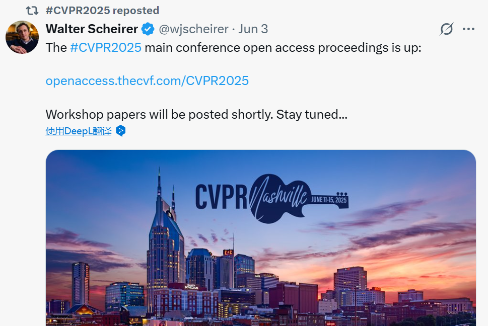 CVPR 2025开幕倒计时7天！主会全部论文已开放，附打包下载链接！-CSDN博客