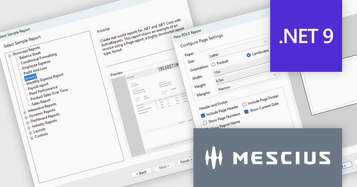 利用内置示例促进报告创建-ActiveReports.NET v19_activereports v19-CSDN博客