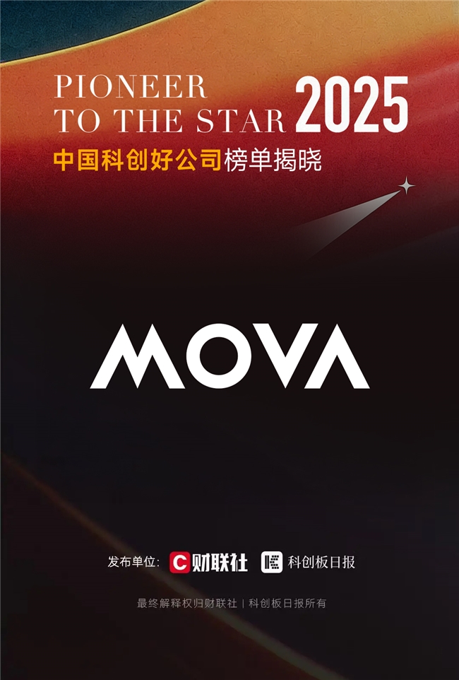 MOVA入选2025中国科创好公司榜单-CSDN.NET