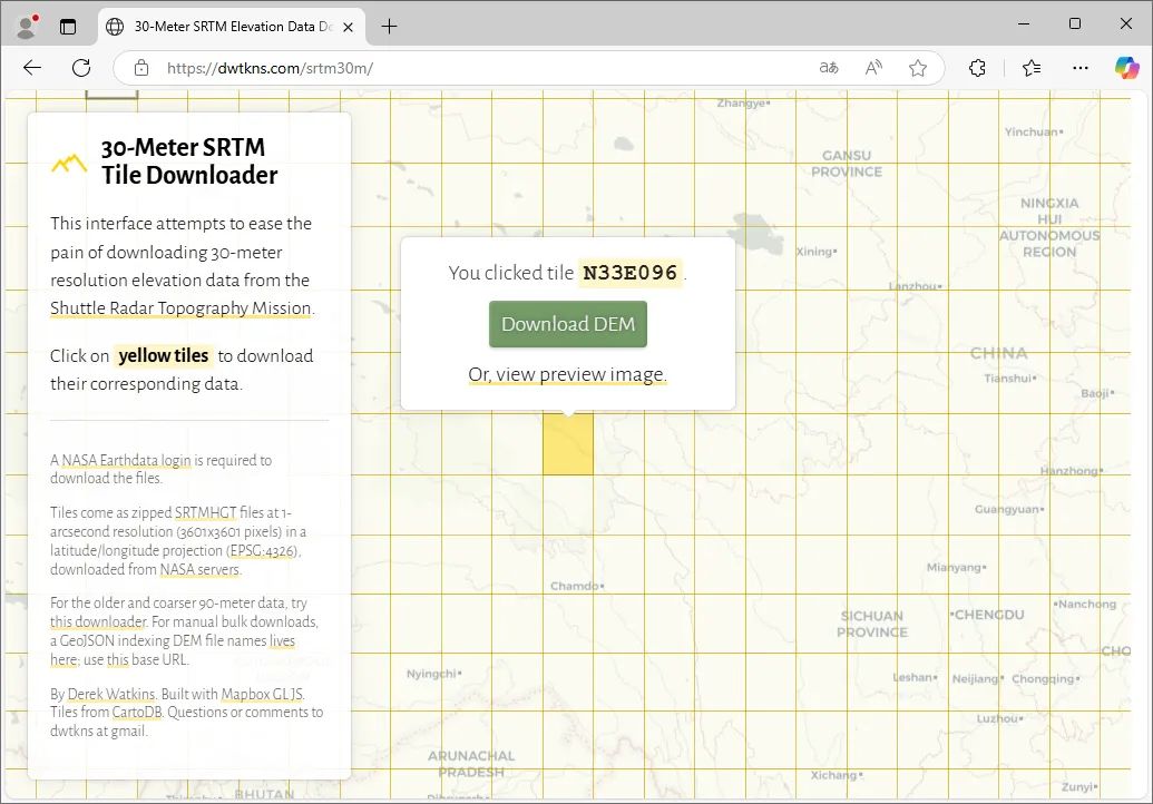 这个网站可以直接下载 30M SRTM 高程数据_nasa srtm-CSDN博客