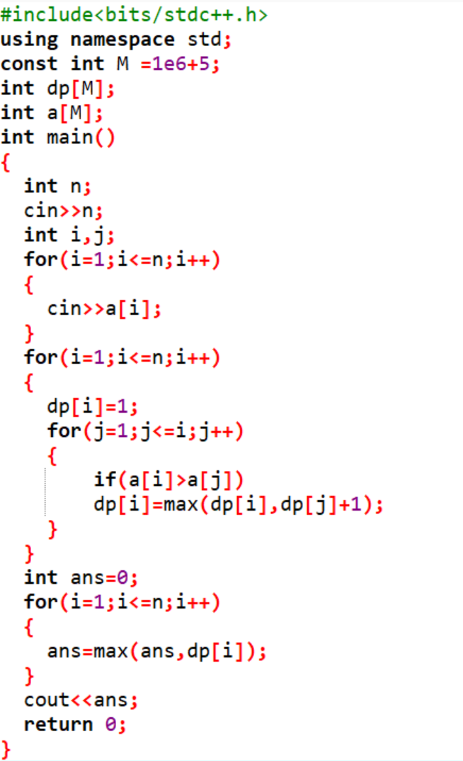 动态规划基础（LIS）-CSDN博客
