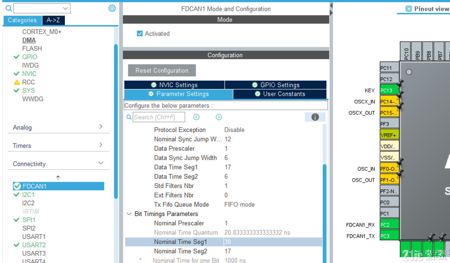 【STM32C092RC 测评】6、板载外设——SPI与CAN的回环测试_stm32c092+can-CSDN博客