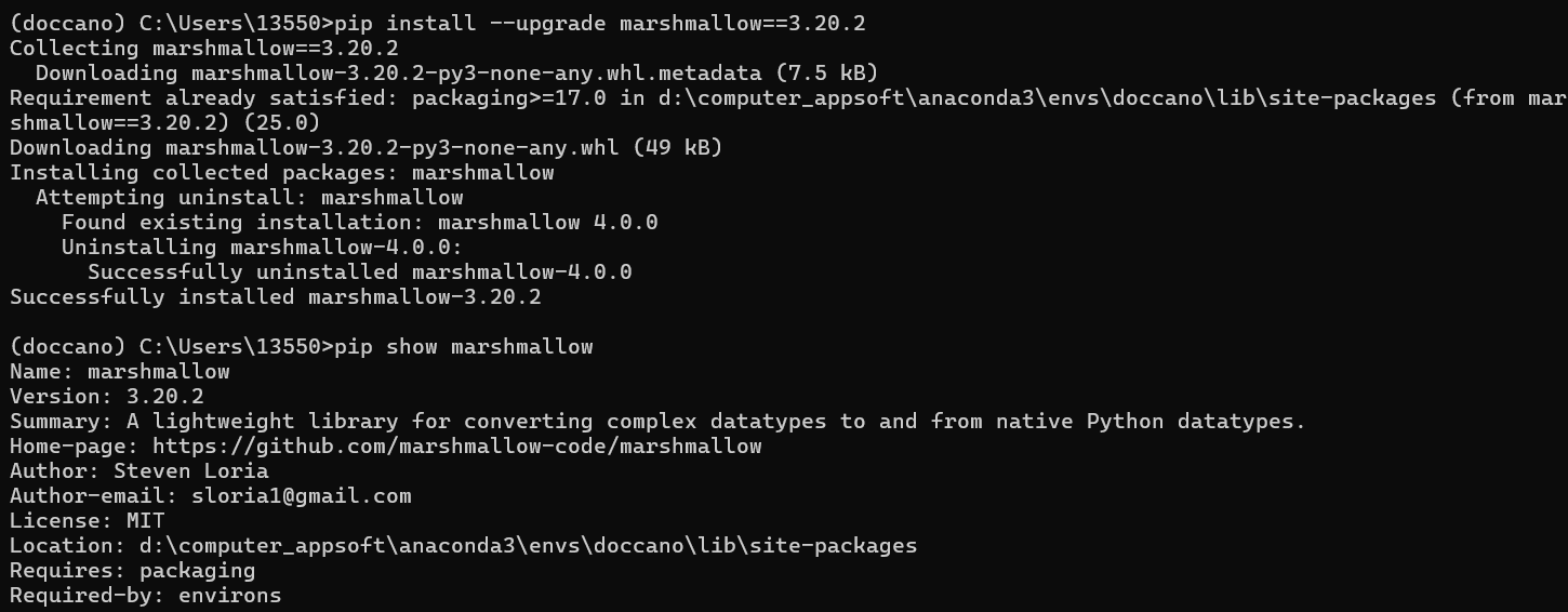 doccano详细安装教程【文本标注工具】_doccano安装-CSDN博客