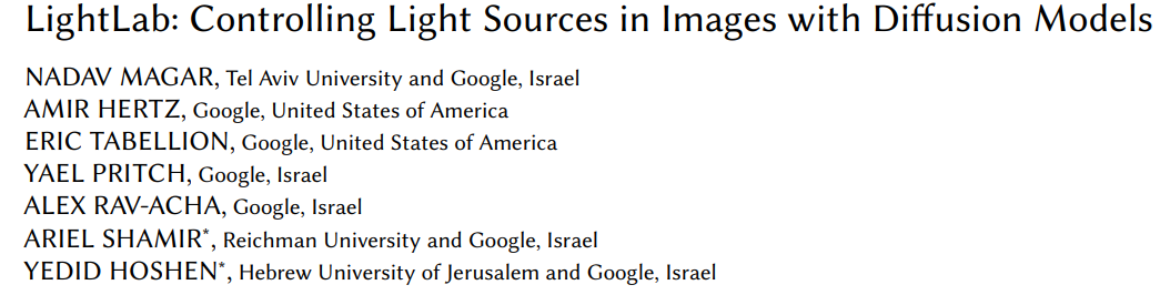 谷歌提出图像灯光编辑方法LightLab，只要一张图+AI，光影效果全搞定！-CSDN博客