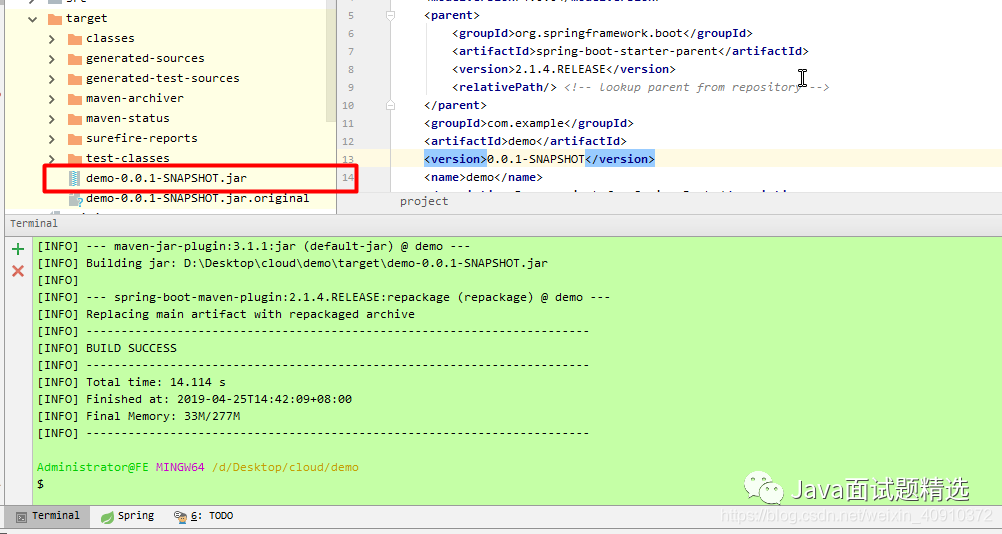 SpringBoot 部署打包成 jar 和 war 有什么不同?-CSDN博客