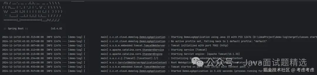 SpringBoot3.4.0 结构化日志详解_springboot3.4 日志-CSDN博客