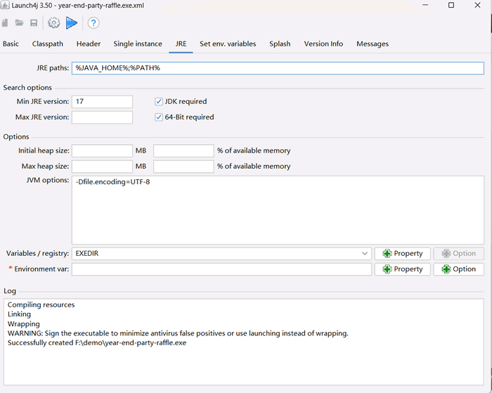 Launch4j下载安装和使用图解（附安装包）-CSDN博客