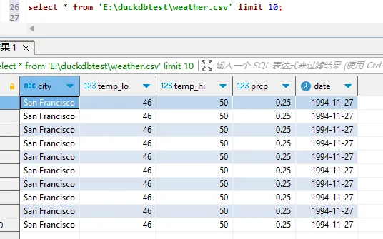 极致丝滑：五分钟用DuckDB玩转超亿级CSV_duckdb csv-CSDN博客