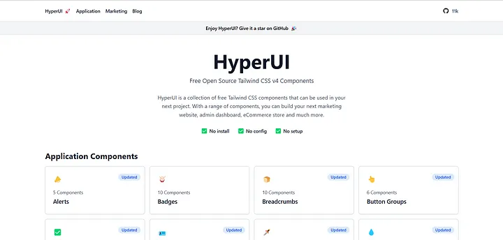 2025年值得关注的12+个免费开源 Tailwind UI 替代品（绝佳精选推荐）-CSDN博客