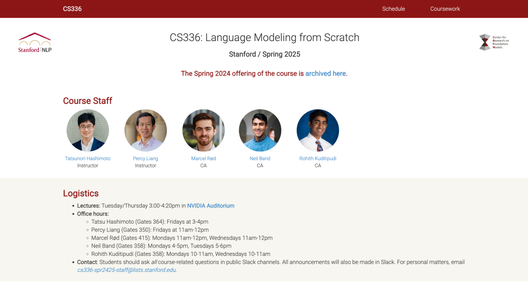 《斯坦福CS336》作业开源，含讲解视频，带你从0手搓大模型｜硬核教程-CSDN博客