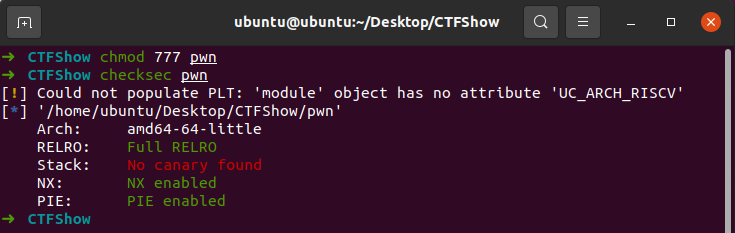 CTFshow-pwn入门-前置基础（pwn0~34）WP_pwn入门5-34-CSDN博客
