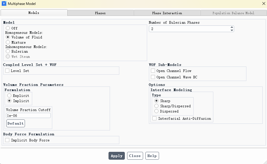 VOF|01基础设置_vof模型可压缩-CSDN博客