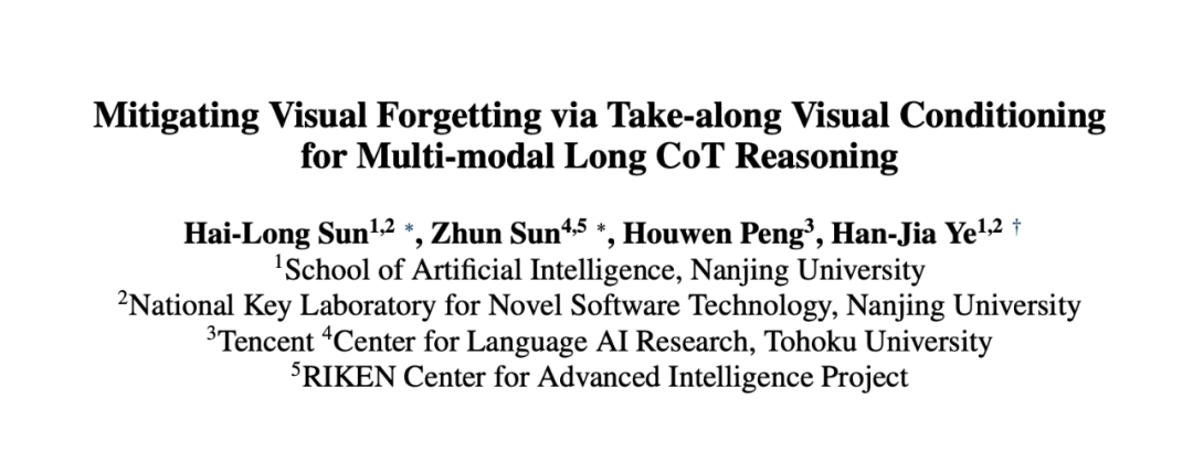 MLLM做数学题也会“走神”？南大&腾讯提出TVC，根治多模态长链推理的“视觉遗忘症”-CSDN博客