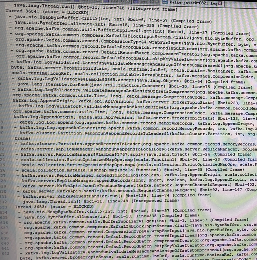 线上环境Kafka hang住了？我们怎么是处理的？_kafka线程持续运行是什么原因-CSDN博客