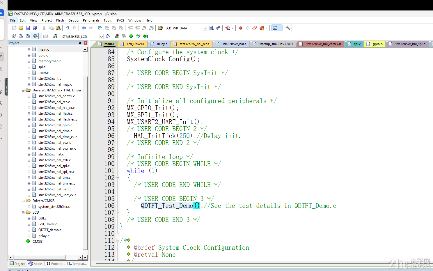 [STM32H5]【STM32 Nucleo-64测评】+LCD屏幕测试_spi屏幕的速度-CSDN博客