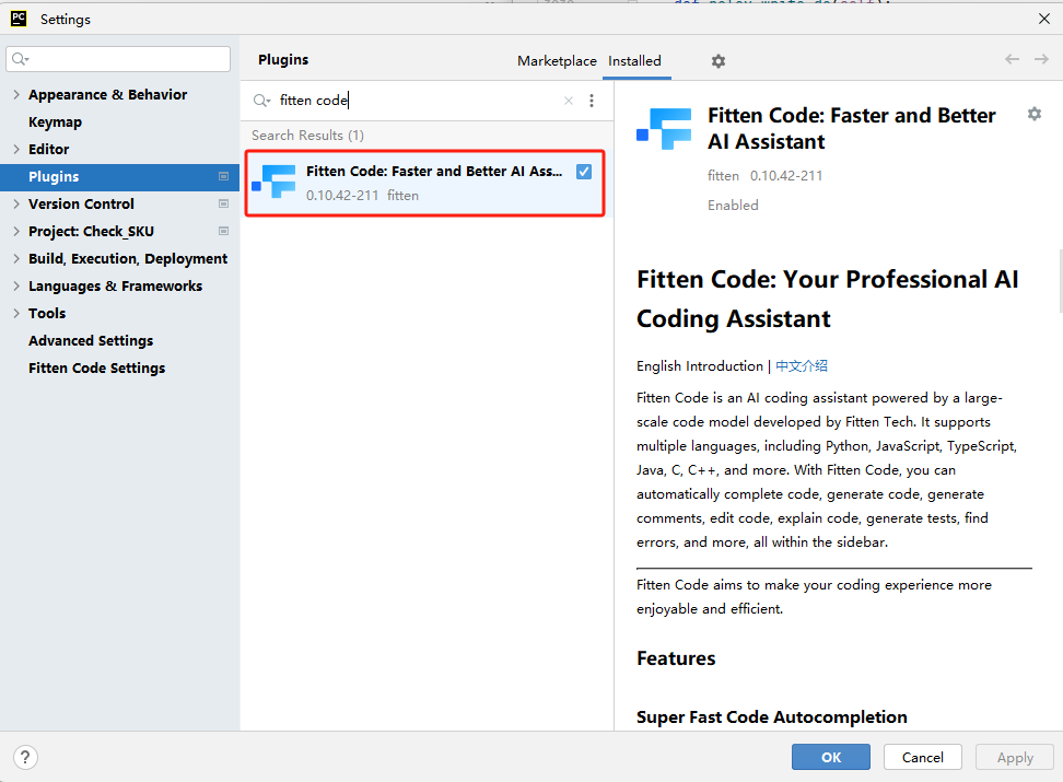 Pycharm工具使用AI插件Fifteen Code_pycharm ai插件-CSDN博客