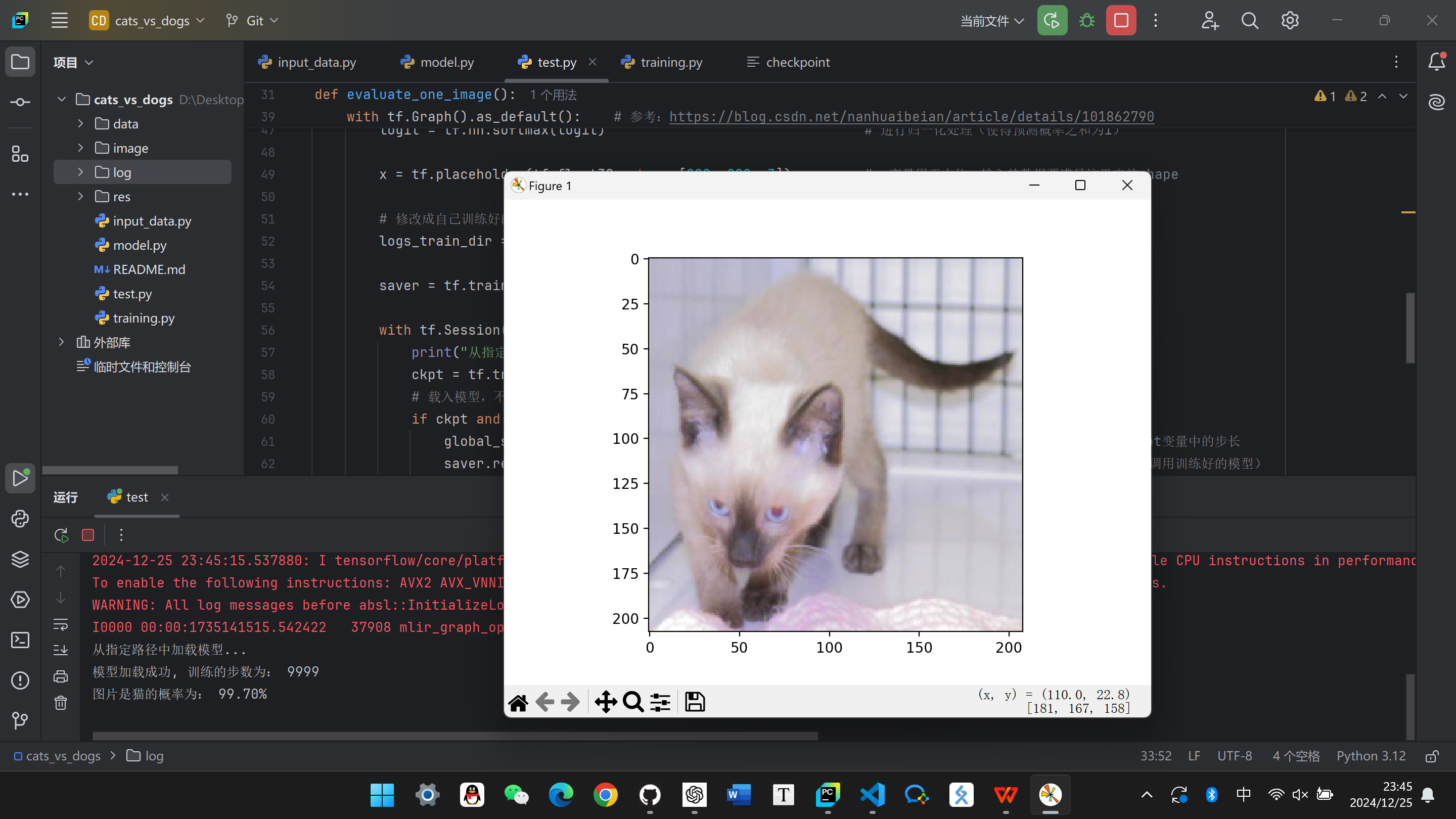 基于卷积神经网络（cnn）实现的猫狗分类系统源代码数据集详细项目文档基于独立训练模型完成图像猫狗识别分类实验给出所构造的 网络部分”代码 Csdn博客