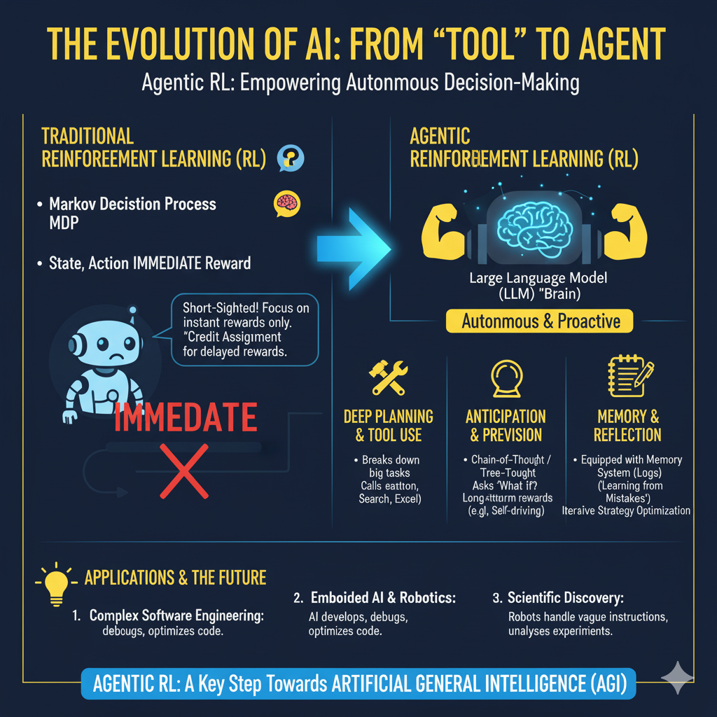 Agentic RL：让AI从“工具人“到“决策者“的三大关键升级！-CSDN博客