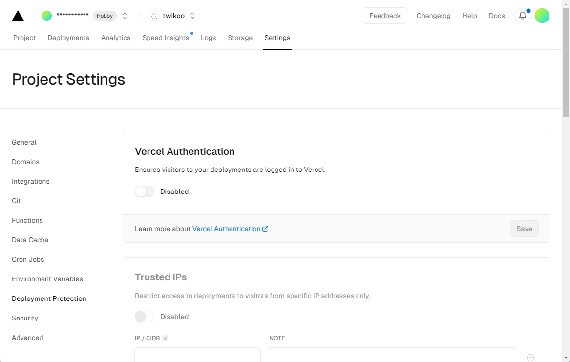 使用Vercel部署Twikoo评论系统-CSDN博客