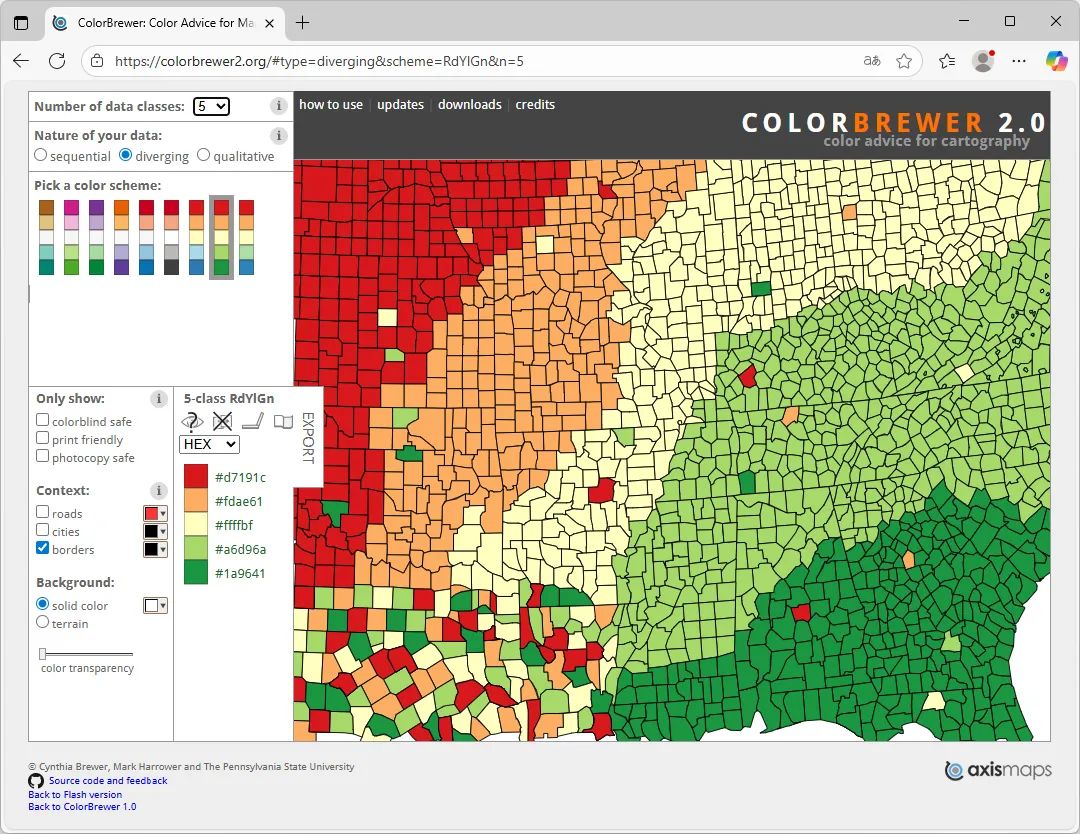 这个网站可以助你制作漂亮的地图_colorbrewer 官网-CSDN博客