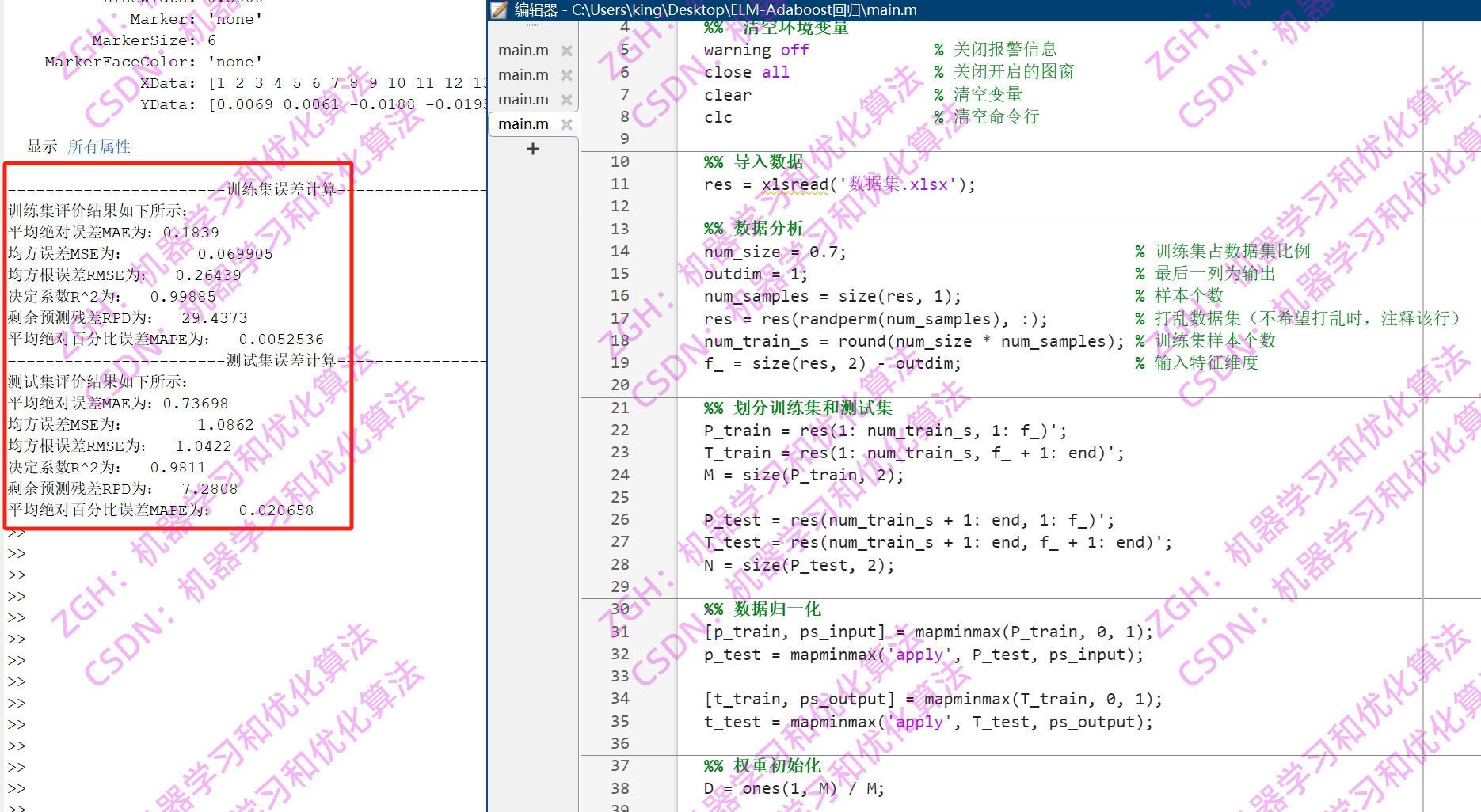 Matlab 基于极限学习机结合Adaboost(ELM-Adaboost)的数据多变量回归预测 (多输入单输出)-CSDN博客