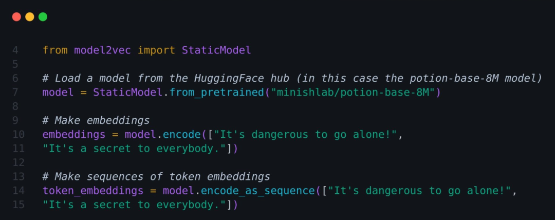 Model2Vec加速RAG：模型小15倍，速度快500倍：_人工智能_福福很能吃-2048 AI社区