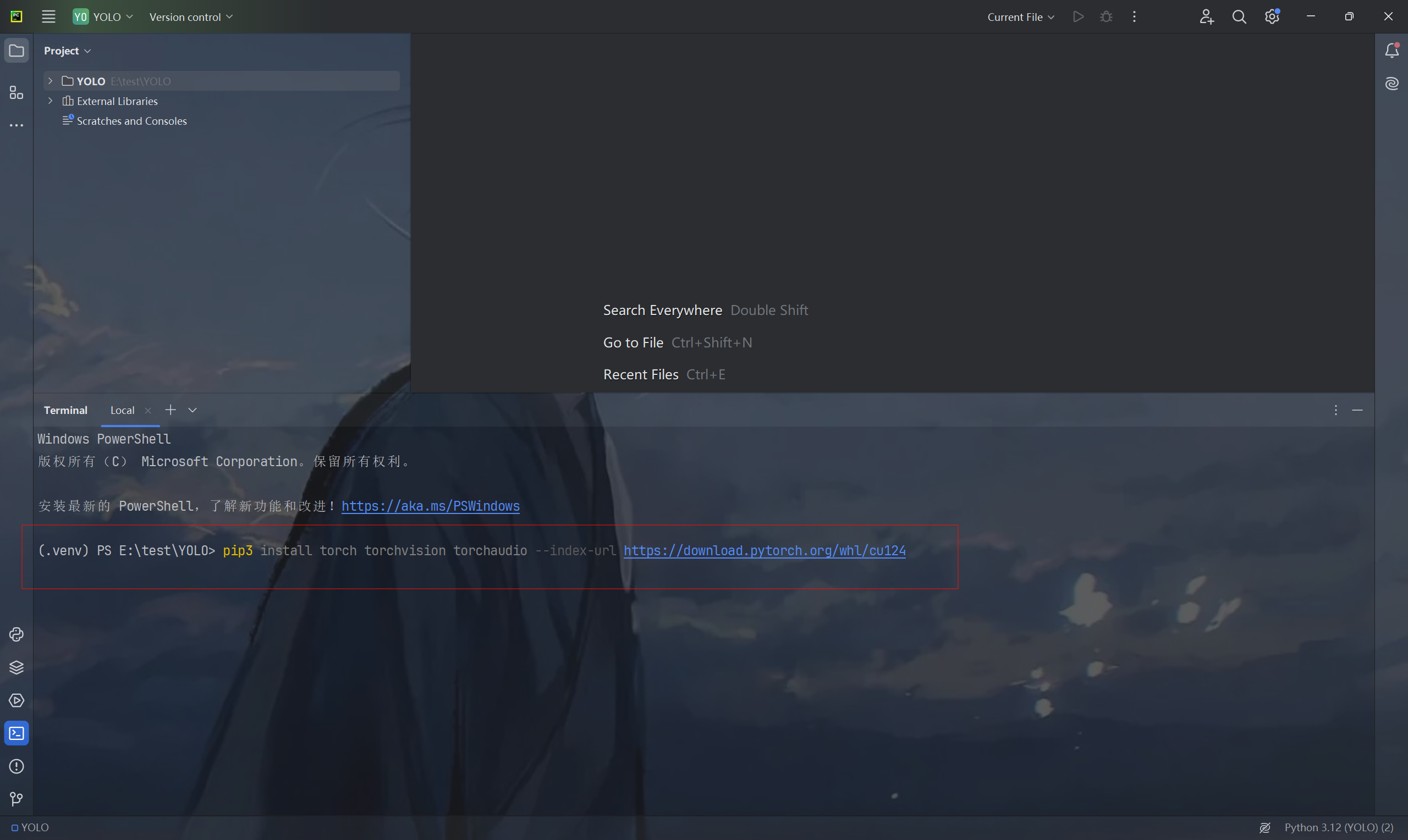 Python YOLO ultralytics 库安装步骤图示_python 安装yolo ultralytics-CSDN博客