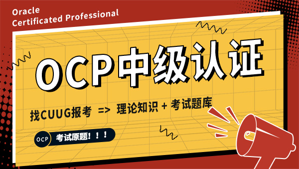 Oracle OCP 认证全方位指南 - 聊一聊OCP的那些事_ocp认证-CSDN博客