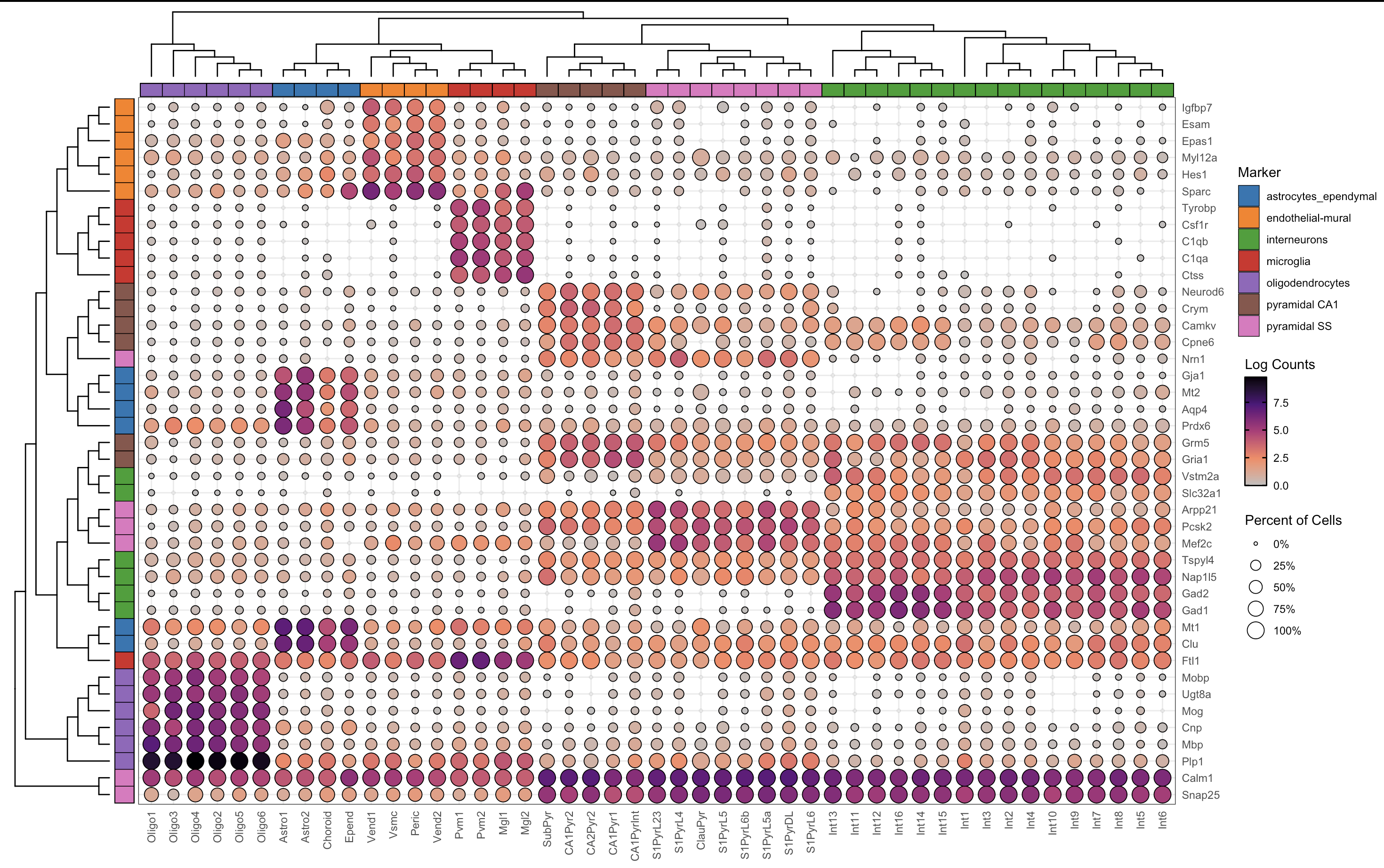 使用scDotPlot包绘制单细胞超绝marker基因气泡图！-CSDN博客