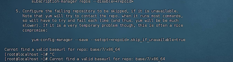 Linux: Centos7 Cannot find a valid baseurl for repo: base/7/x86_64 解决方案_connot find a valid ...