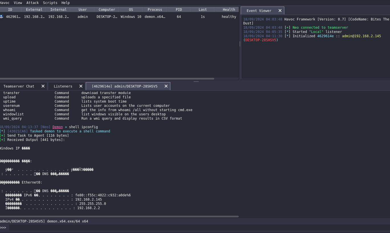 C2工具 - Havoc流量特征检测分析_havoc c2-CSDN博客