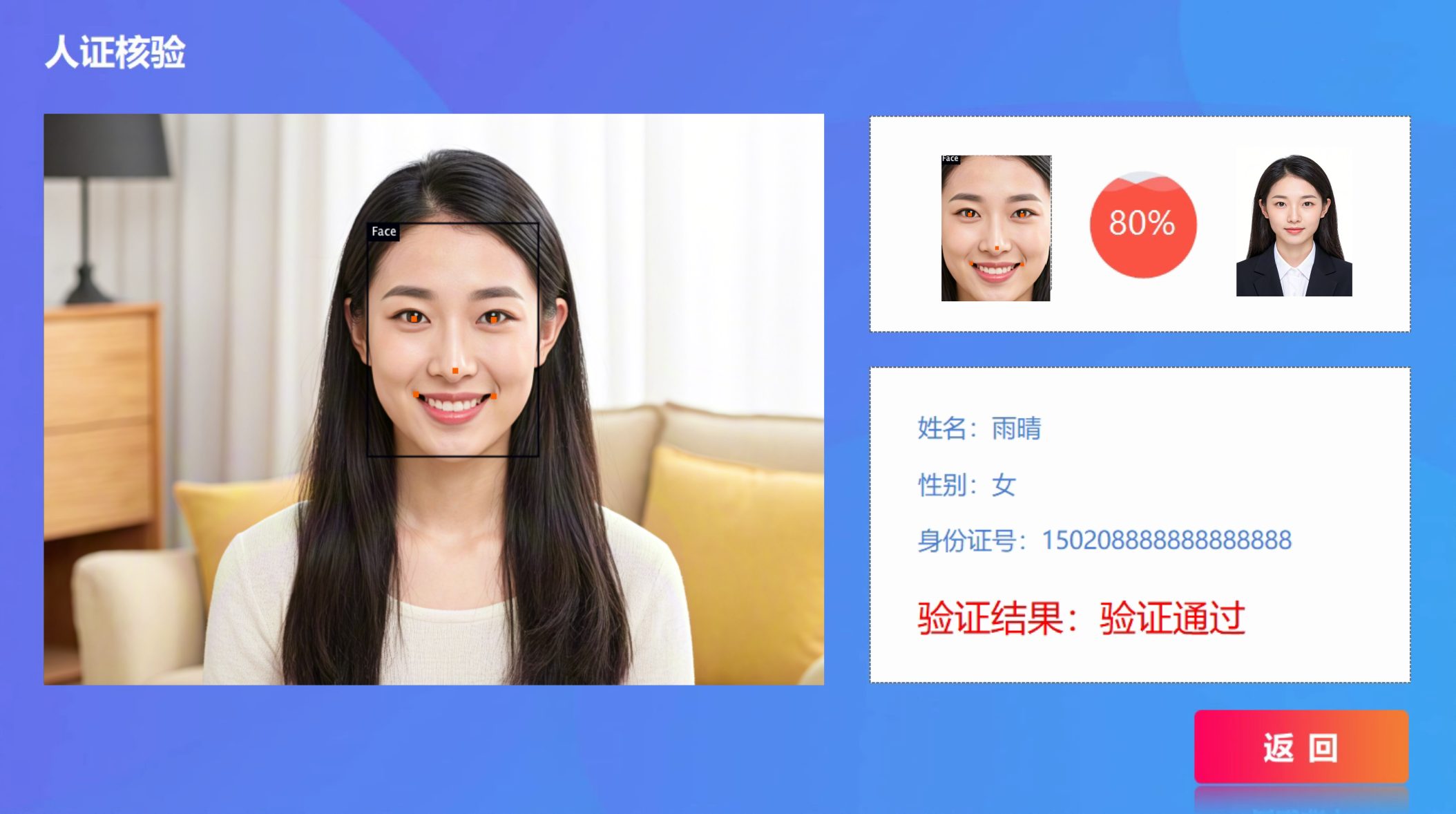 如何在 Java 中实现人脸检测、人证核验、人脸比对(1:1)、人脸比对(1:N)_java 人脸识别 1:n-CSDN博客