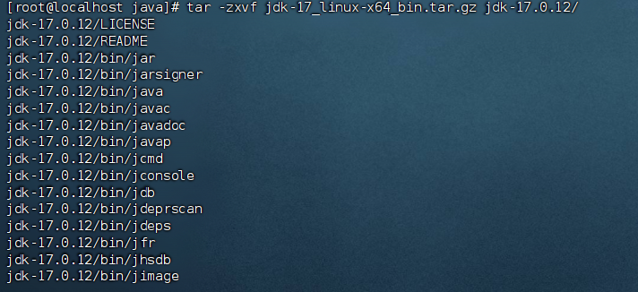 在Linux环境安装JDK17（保姆级教程）_linux安装jdk17-CSDN博客