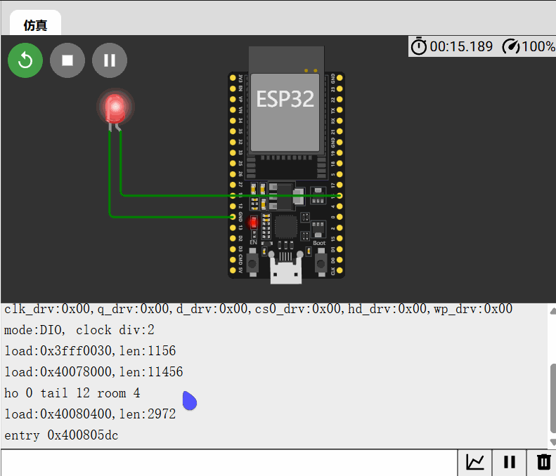 [Wokwi模拟器] ESP32无实物入门教程（一）：GPIO + PWM + 时间片轮询三合一实战_wokwi esp32 pushbutton-CSDN博客