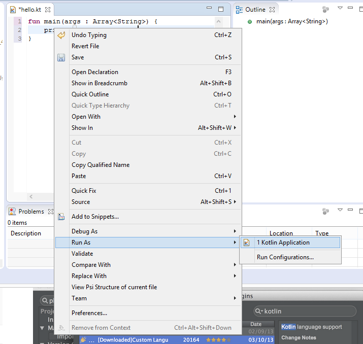 Kotlin Eclipse 环境搭建介绍_eclipse kotlin-CSDN博客