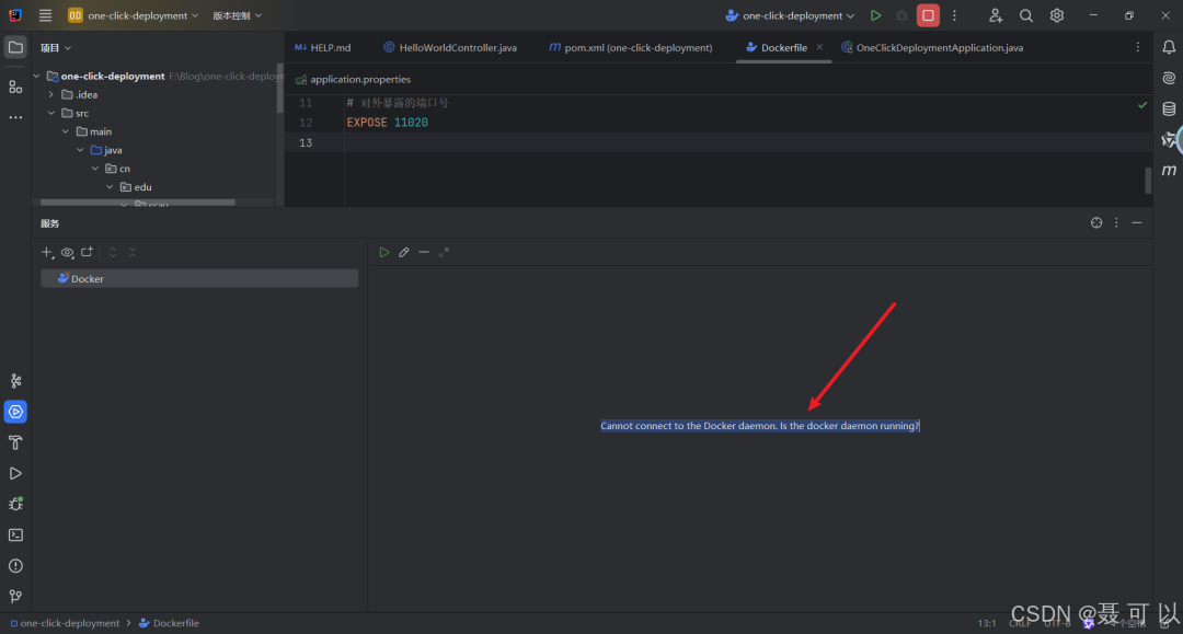 IDEA的Docker插件：直接一键打包 + 推送 + 部署_idea docker插件-CSDN博客