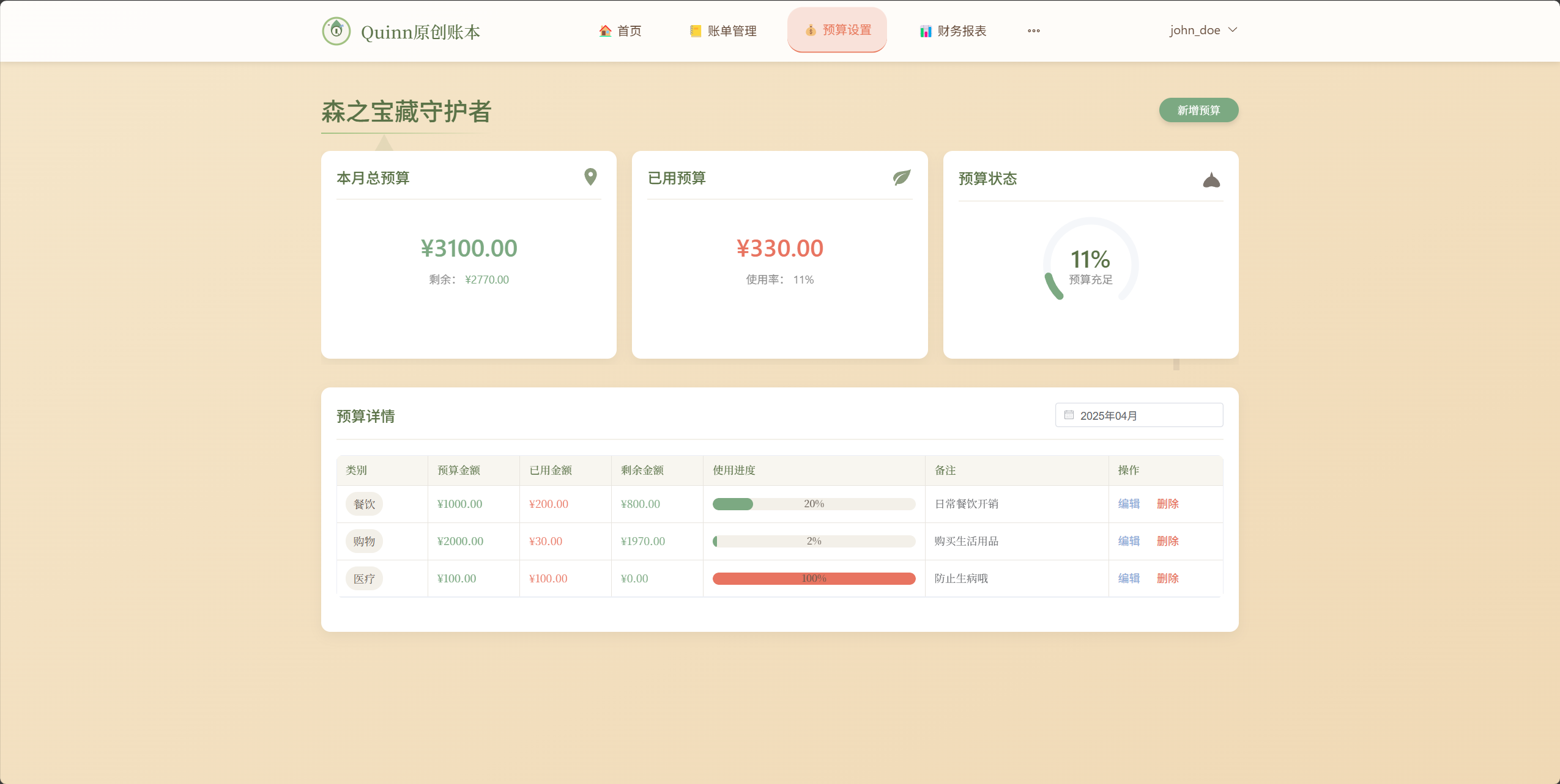 002_finance Springboot3 + Vue3 Quinn原创账本 - 个人财务 解决方案_vue+spring账本代码-CSDN博客